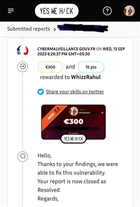 Rahul Singh On Linkedin Bugbounty Cybersecurity 19 Comments