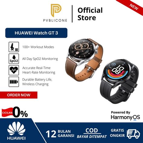 Jual Huawei Smart Watch GT Series Mm All Day SpO Monitoring Resmi Active Edition Shopee