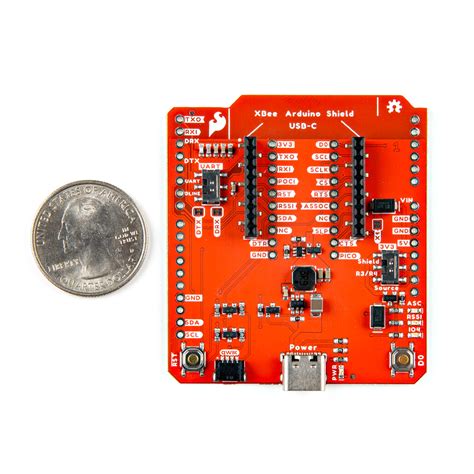 WRL 22131 SparkFun Digi XBee Arduino Shield USB C Qwiic