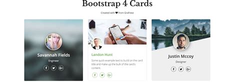 Bootstrap Cards Design Examples OnAirCode
