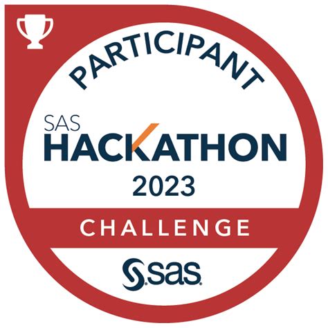 2023 Sas Hackathon Participant Credly