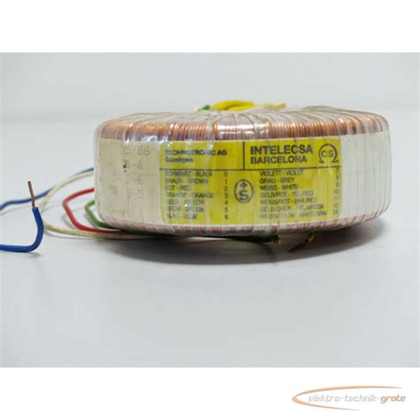 Intelecsa Ringkern Transformator Ref Cs 80va Bv 38102 220v Ungebrau