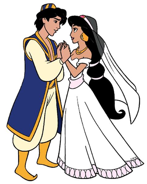 Aladdin And Jasmine Clip Art Png Images Disney Clip Art Galore