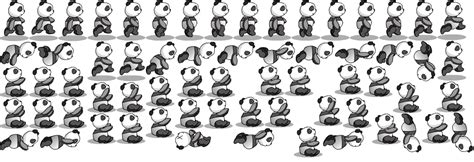 Panda Sprite By Balvick On Deviantart