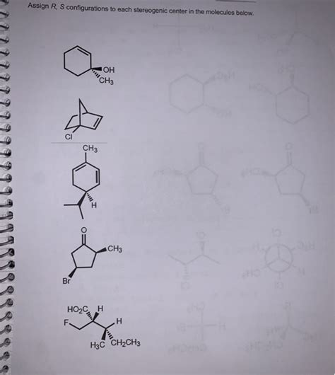 Solved Assign R, S configurations to each stereogenic center | Chegg.com