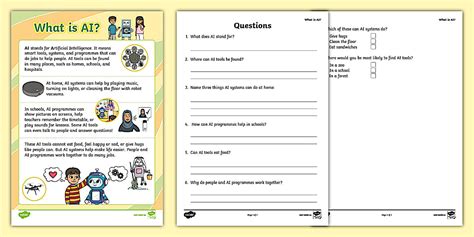 Ai Reading Comprehension Resource Teacher Made Twinkl