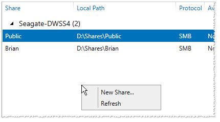 Business Storage Windows Server NAS How To Create A Shared Folder Seagate US