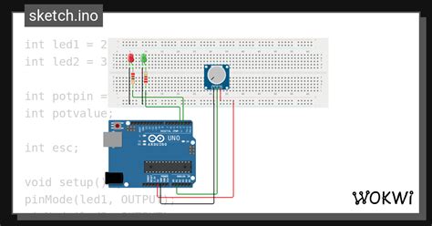 Control De Velocidad Con PotenciÓmetro Wokwi Esp32 Stm32 Arduino