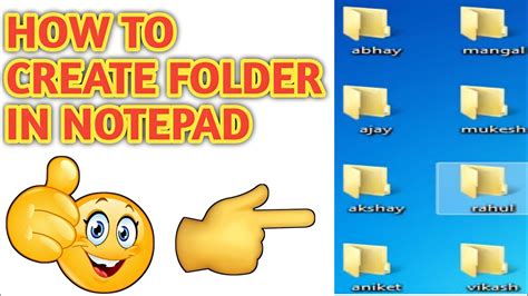 Full Course Of Notepad With Advance Type To Created Folder Youtube