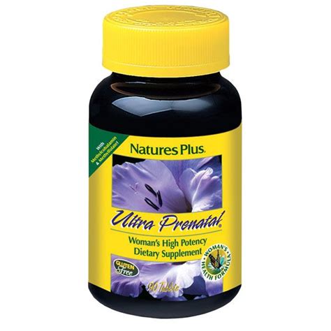 Nature's Plus Ultra Prenatal 90 tabs - Women, pregnancy, vitamins ...