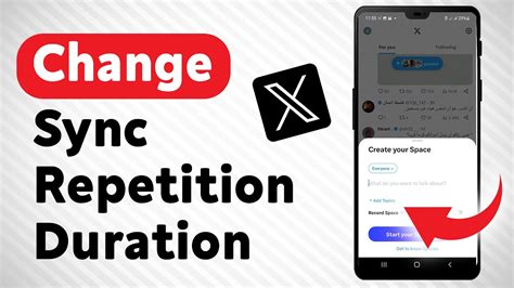 How To Change The Sync Repetition Duration In X Full Guide YouTube