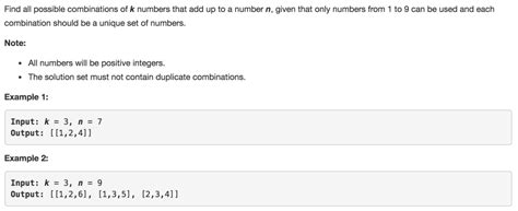 Leetcode 216 Combination Sum Iii 腾讯云开发者社区 腾讯云