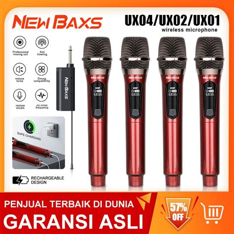 Jual New Baxs [antarmuka Tipe C] Asli Ditingkatkan Ux04 Profesional Genggam Uhf Bergerak