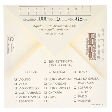 Aquila 180d140 Wound Ng Lute String United States