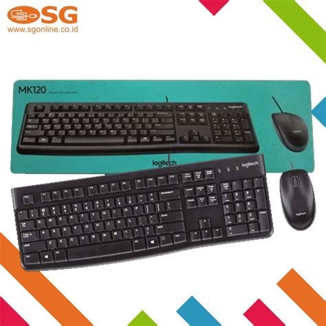Jual Logitech Mk120 Keyboard Mouse Shopee Indonesia
