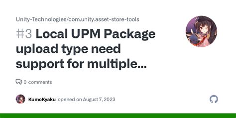 Local Upm Package Upload Type Need Support For Multiple Folders