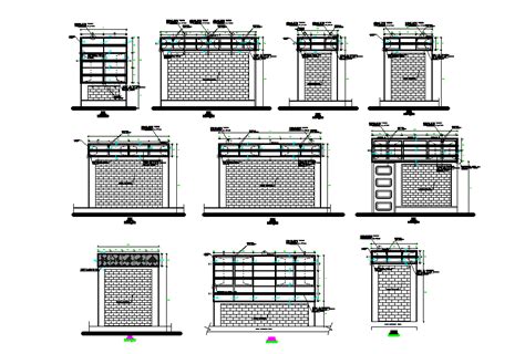 Rolling Shutter Detail Stated In This Autocad Drawing File Download