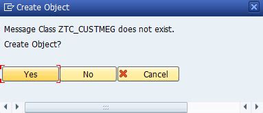 SAP ABAP Message Handling TutorialsCampus