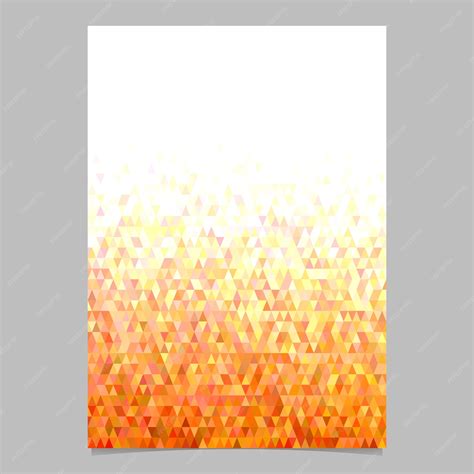 Premium Vector Abstract Triangle Brochure Background Template