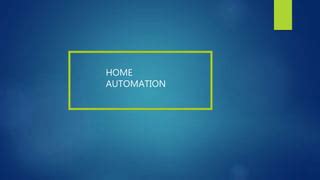 Home Automation Based Iot PPTX Internet Computing