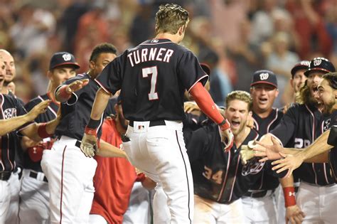 Trea Turners Walk Off Blast Lifts Nationals To 5 4 Win Over Phillies Federal Baseball