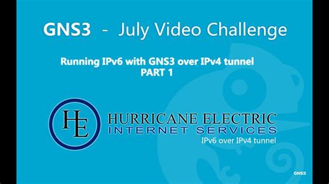 Running Ipv6 With Gns3 Over Ipv4 Tunnel Tutorial Part 1 Youtube