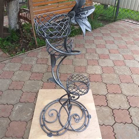 КовкаПодставка для цветов Лилия Часть 2forgingstand For Flowers