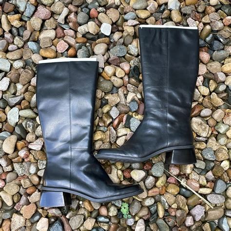 Nine West Shoes Westies Grimbal Leather Knee High Boots Poshmark