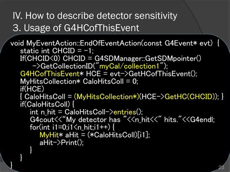 Ppt Sensitive Detector And Hits Powerpoint Presentation Free Download Id 1618115
