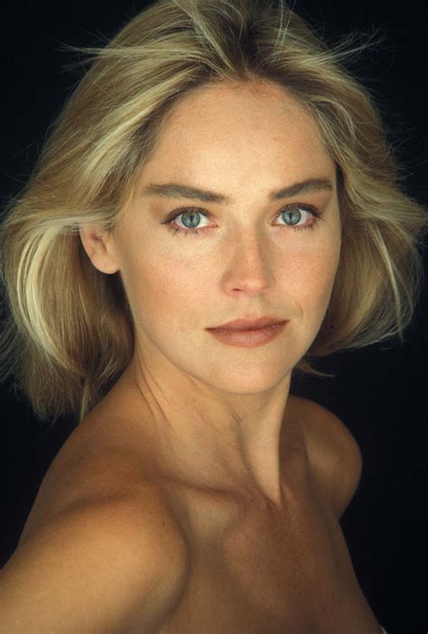 Sharon Stone Visage De Femme Belle Femme Portrait Femme