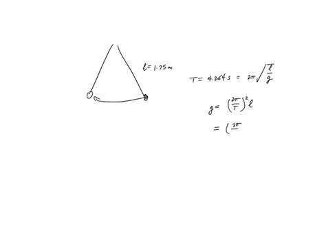 solved an astronaut swings a pendulum on mars the length of the