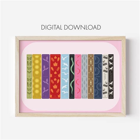 Taylor Swift Album Book Spines Print Digital Download Clothbound Classics Poster The Eras