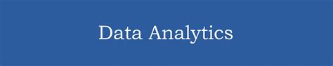 Data Analytics Online Training Data Analytics Course