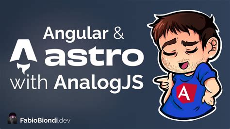 astro 3 and angular 16 in the same project with analogjs youtube