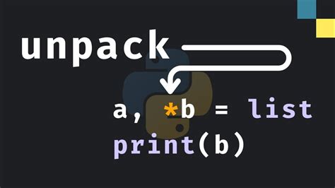Pythons Unpacking Operator Is Awesome Youtube