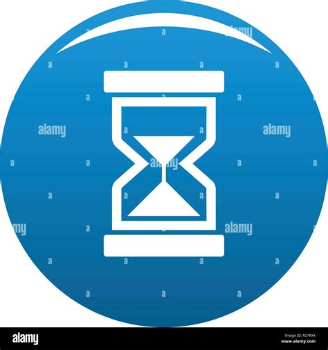 Cursor Loading Element Icon Vector Blue Circle Isolated On White Background Stock Vector Image