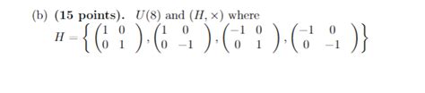 Solved Which Of The Following Pairs Of Groups Are