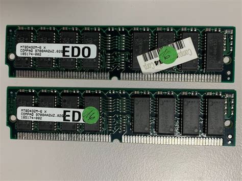 Micron Technology 2 X 16MB EDO DRAM 60 Ns Kaufen Auf Ricardo