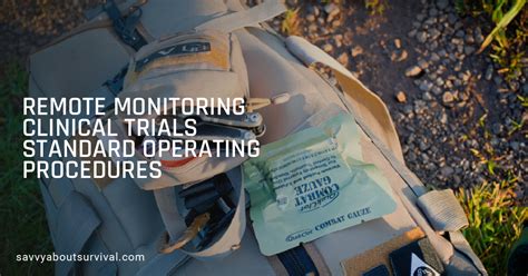 Remote Monitoring Clinical Trials Standard Operating Procedures