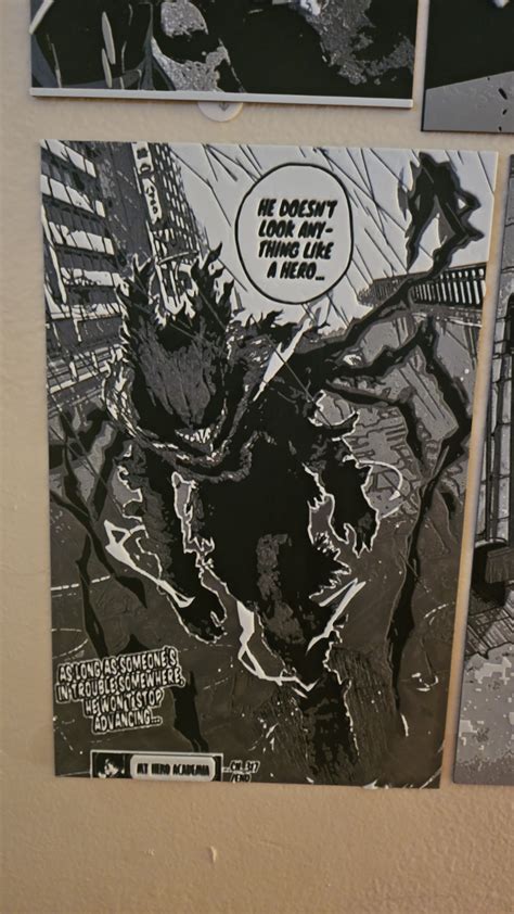 My Hero Academia Dark Deku Manga Panel Hueforge By Zeisscmm Makerworld