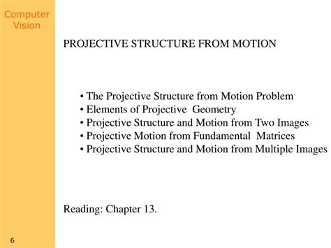 Ppt Projective Structure From Motion Powerpoint Presentation Free Download Id484028