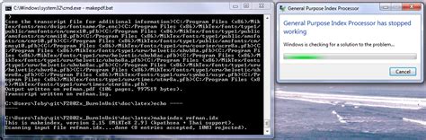C Documenting Enum Values Causes Miktex Error Stack Overflow