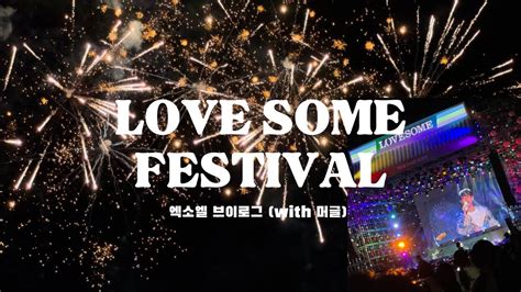 Vlog 2 러브썸 페스티벌 브이로그 With 머글 러브썸 페스티벌 엑소엘 브이로그 덕질 브이로그 Youtube