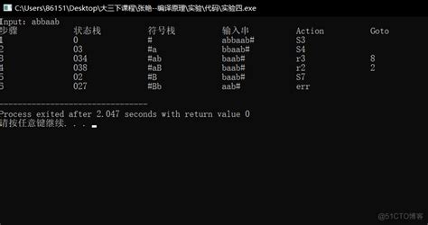 【编译原理】lr 1 分析法：c c 实现 sarpro的技术博客 51cto博客