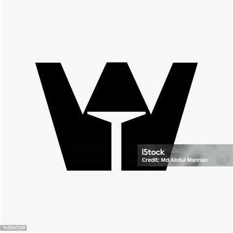 편지 W 문 로고 디자인은 최소한의 열린 문 아이콘 벡터 템플릿과 결합 0명에 대한 스톡 벡터 아트 및 기타 이미지 0명 가구 가정의 방 Istock