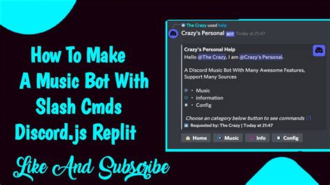 How To Make A Advanced Music Bot With Slash Commands Crazy Hq Youtube