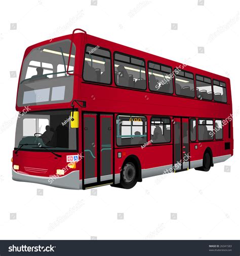 런던 더블 데커 버스 스톡 벡터로열티 프리 26341583