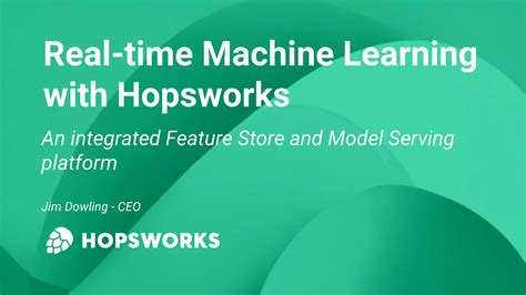 real time machine learning with hopsworks ppt