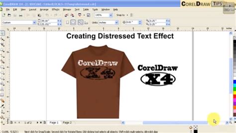 Creating Distressed Text In CorelDraw Alex Galvez S Blog Blogs CorelDRAW Community