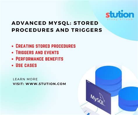Stution On Linkedin Advanced Mysql Stored Procedures And Triggers